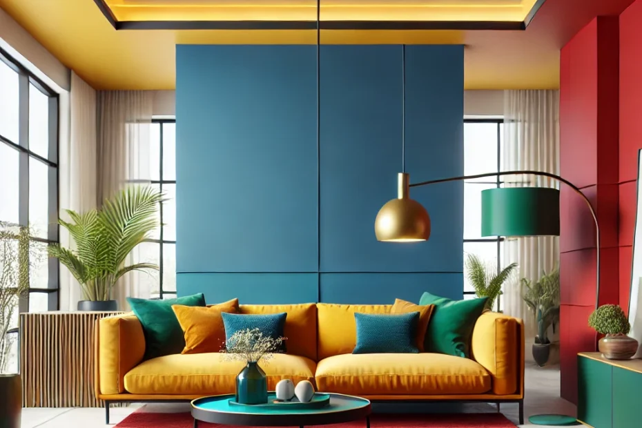 Auffällige Räume schaffen: So funktioniert Color-Blocking